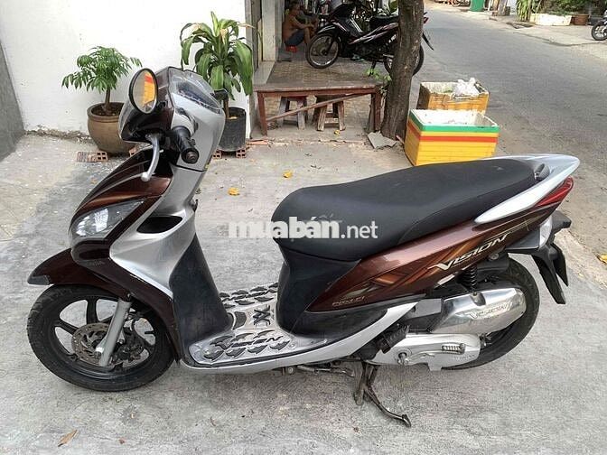 Honda Vision 2012 Nâu-Bạc-Đen - Muaban.net